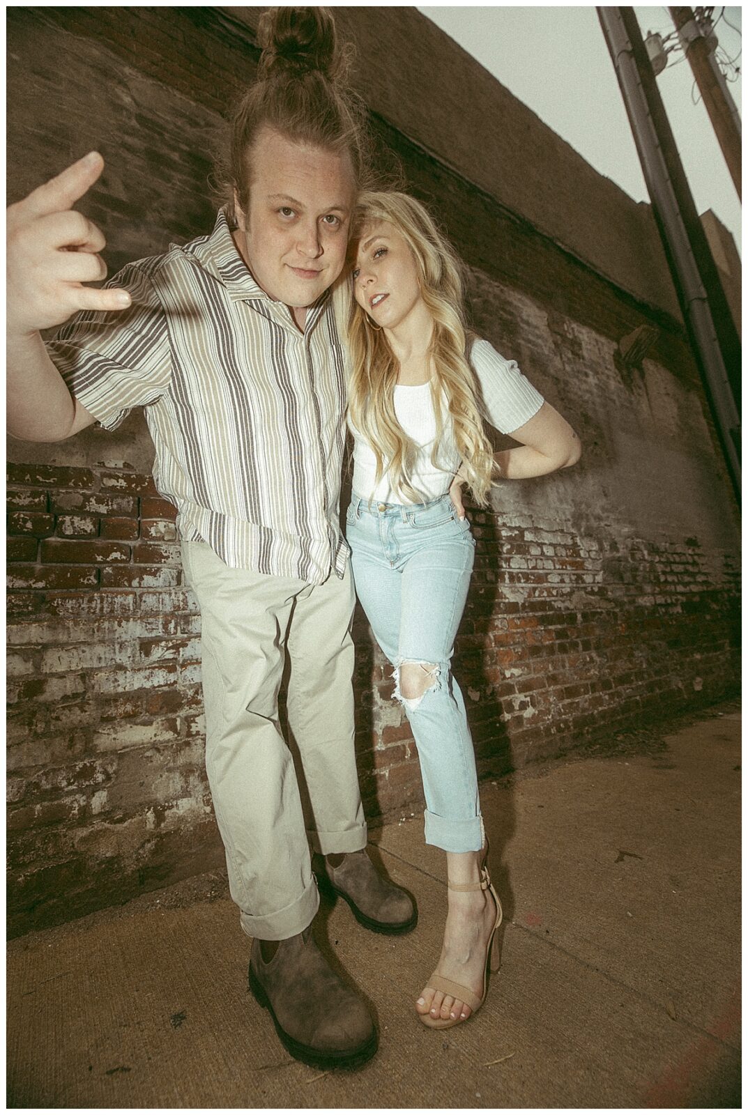 Engagement Photos at Disco Den in Denver