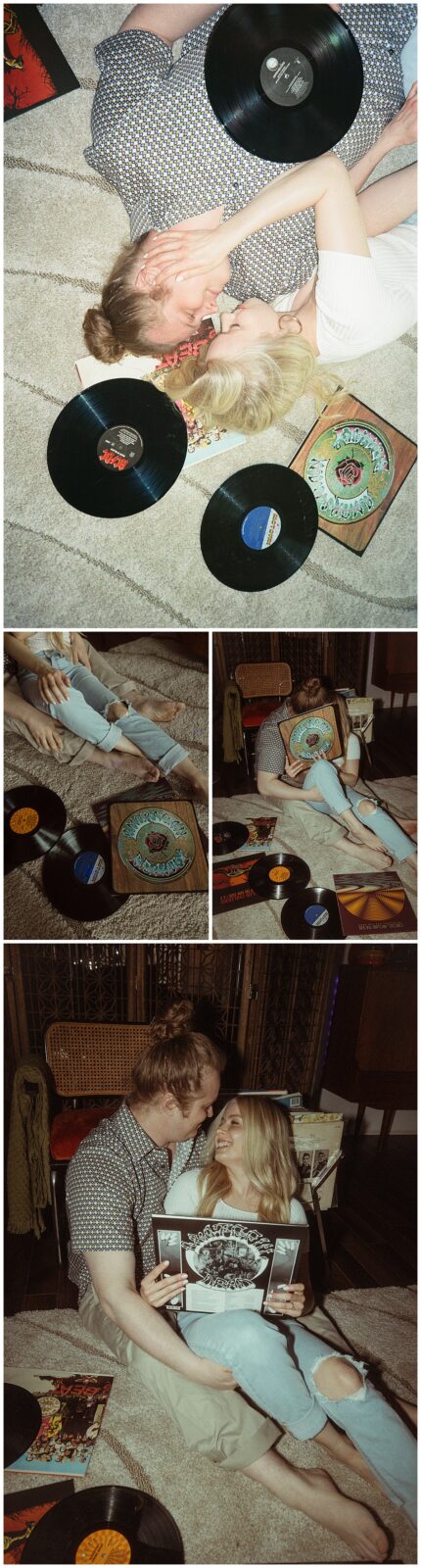 Engagement Photos at Disco Den in Denver