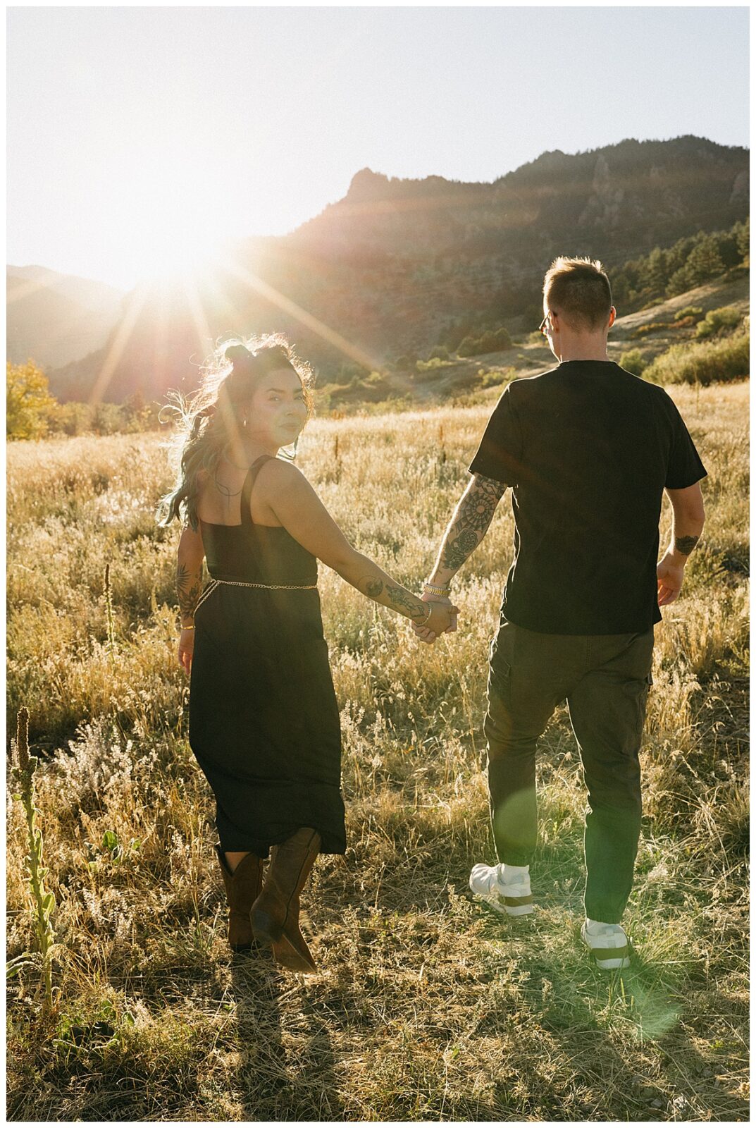 Sunset Engagement Session | Colorado Elopement Photographer